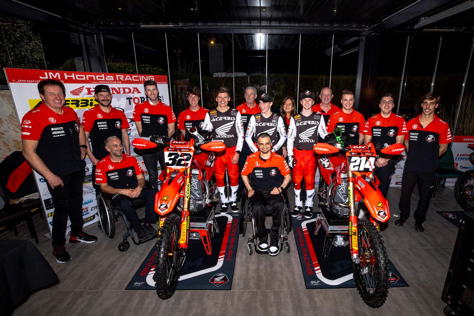 JM Racing Honda presenteert zich voor 2024 - Motocrossplanet