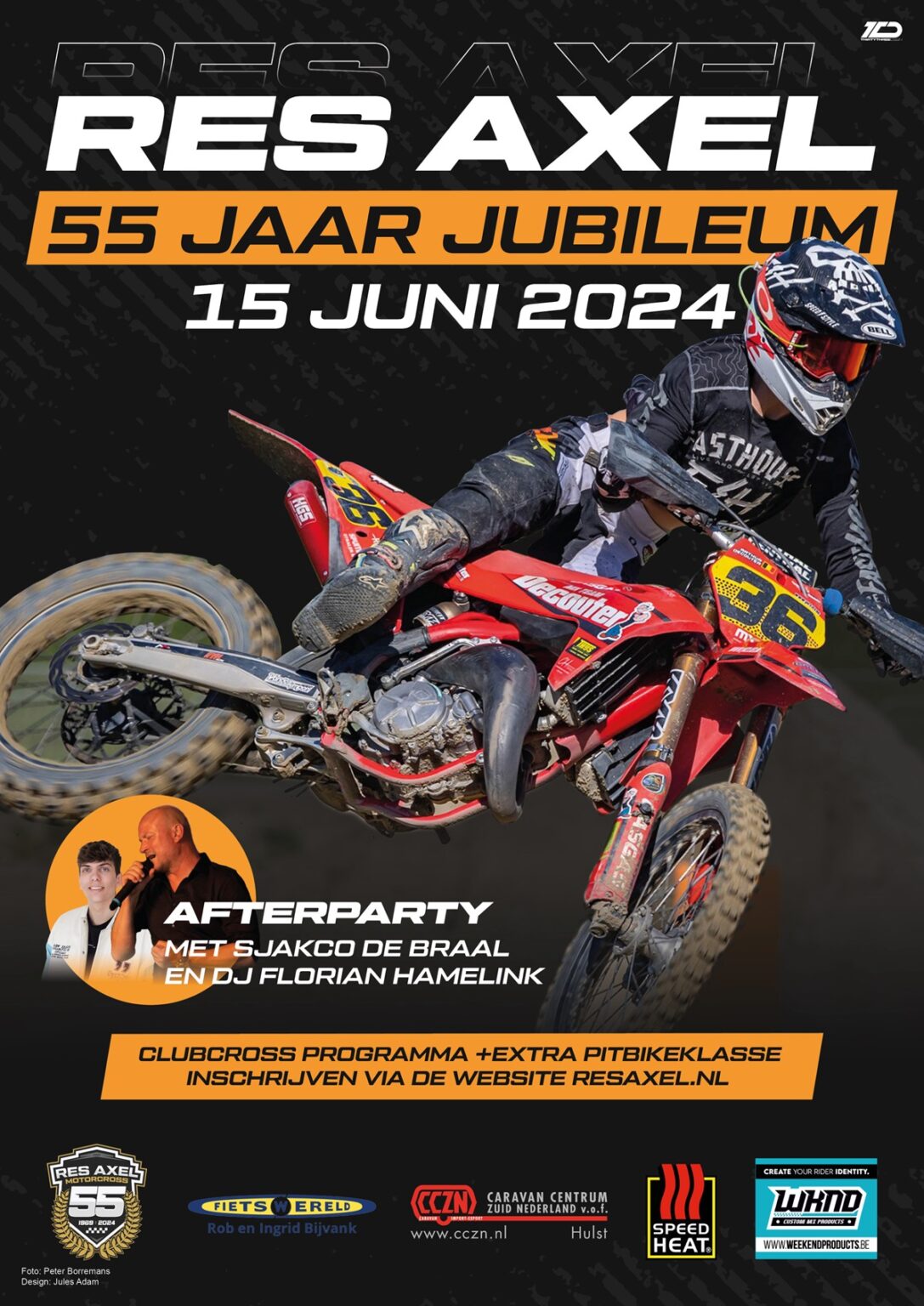 Viering van het 55-jarig jubileum van RES Axel - Motocrossplanet