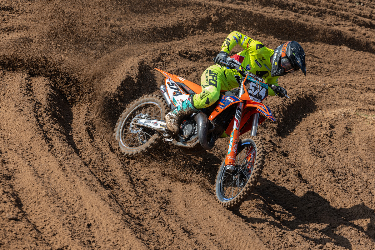 Gyan Doensen mist nipt het podium in EMX125 Letland - Motocrossplanet