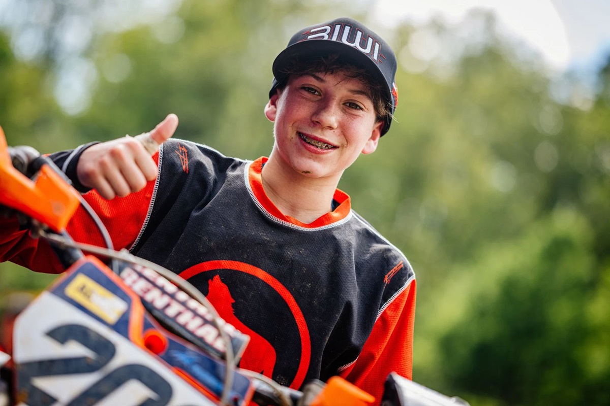 Dubbelslag voor Ryan Oppliger in ADAC 85 Cup Gaildorf - Motocrossplanet