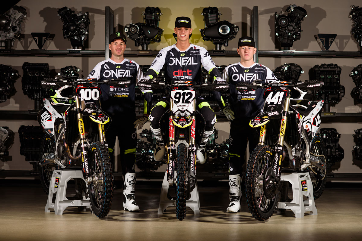 Dirtstore Racing Team stapt over op Triumph - Motocrossplanet