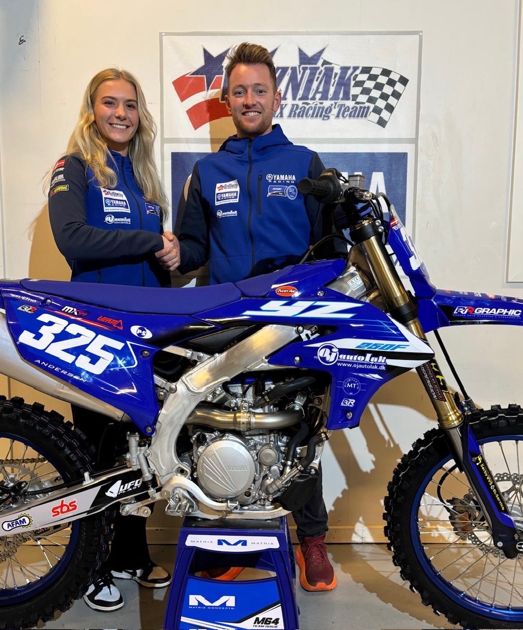 Sara Andersen tekent contract bij het Wozniak Racing Team - Motocrossplanet