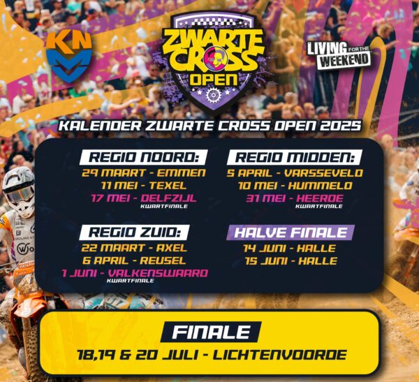Zwarte Cross Open inschrijvingen nu online! - Motocrossplanet